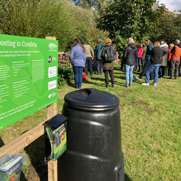 New Composting Demonstration Site opens in Cumbria | Garden Organic